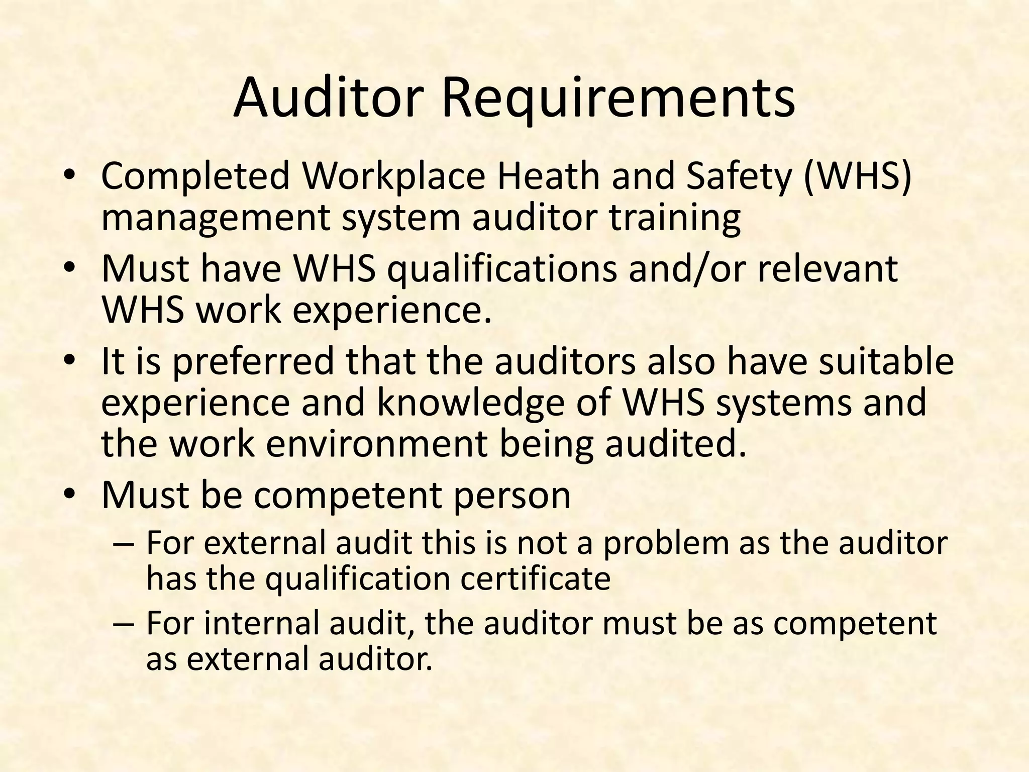 Safety Audit at Workplace (Group 15) | PPTX