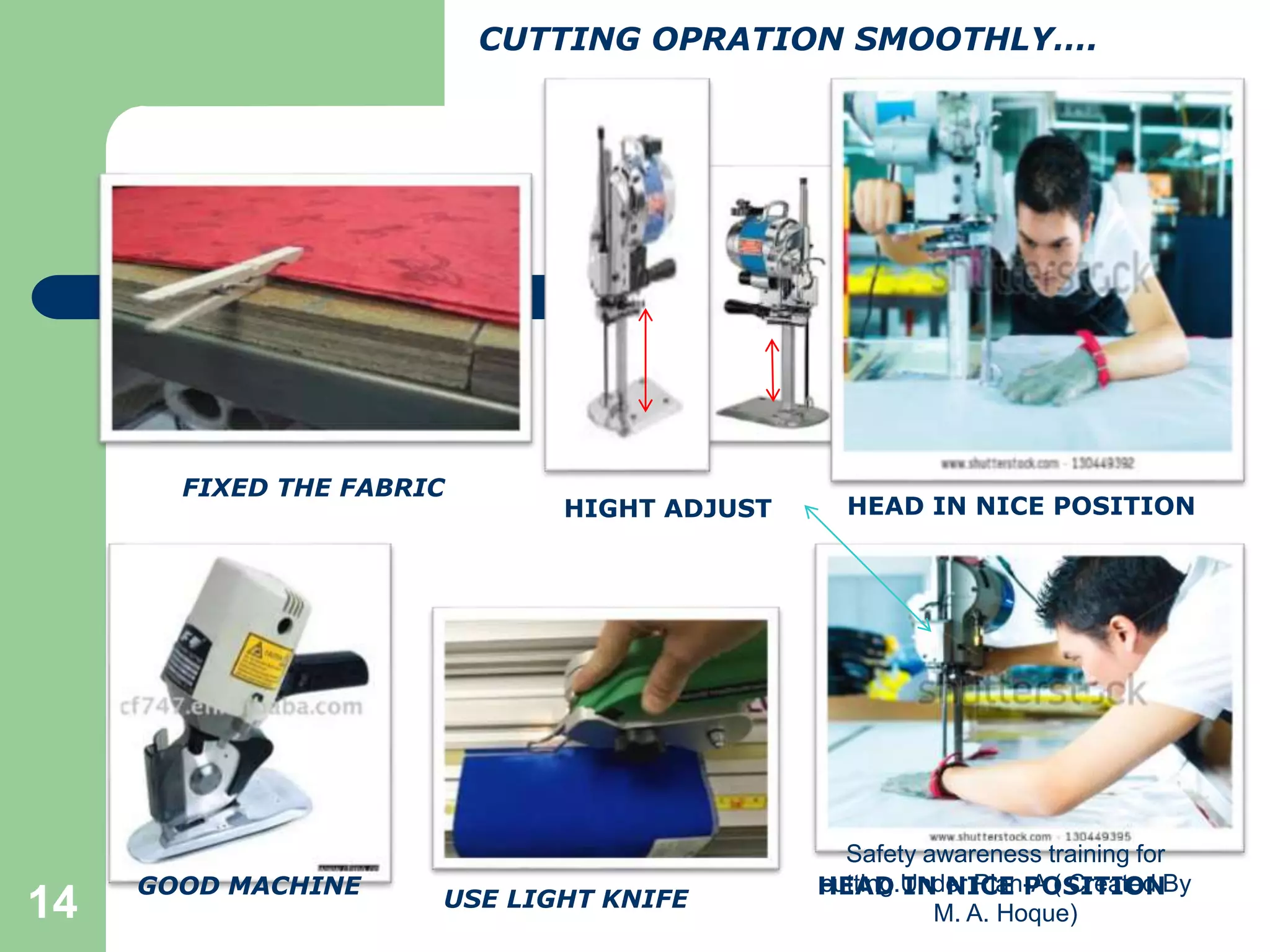 Safety & Awareness Tr. for cutting | PPTX