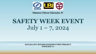 Presentation of Safety Awareness Week PPT.pptx