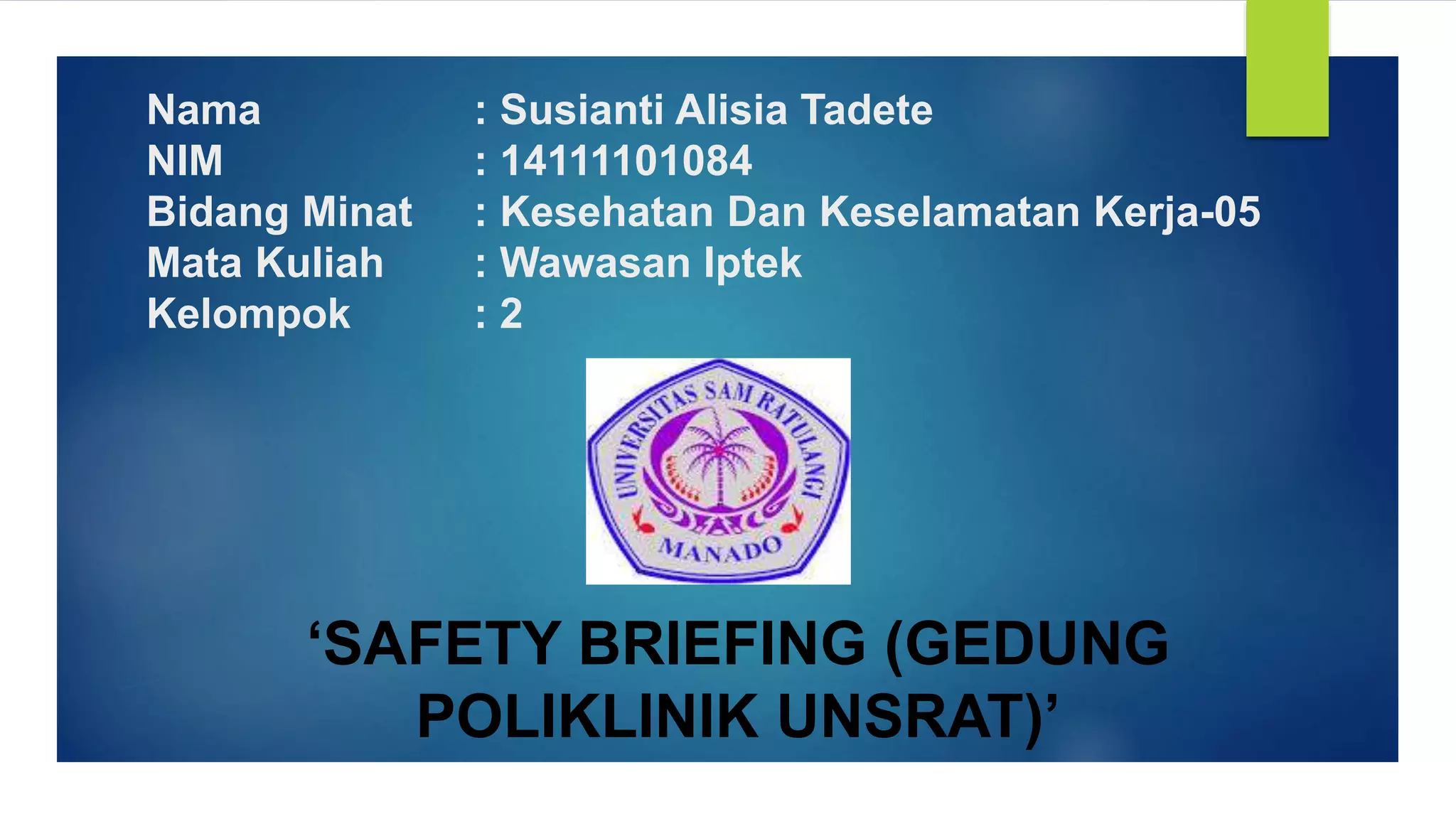 Safety brief | PPTX
