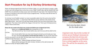 Safety brief and notes for 2021 Florida JROTC Orienteering ...