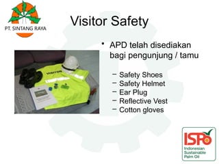 Safety Briefing example PT. Sintang Raya | PPTX
