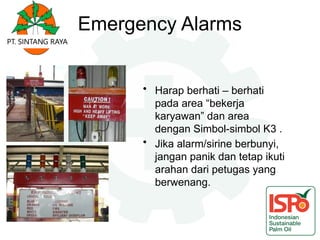 Safety Briefing example PT. Sintang Raya | PPTX