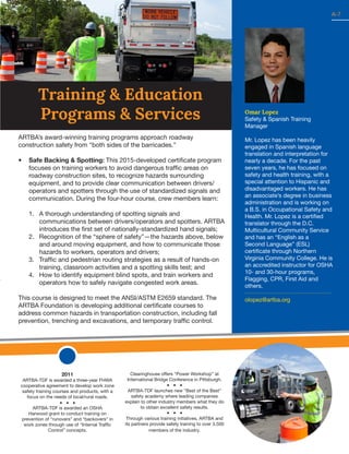 Work Zone Safety Brochure | PDF