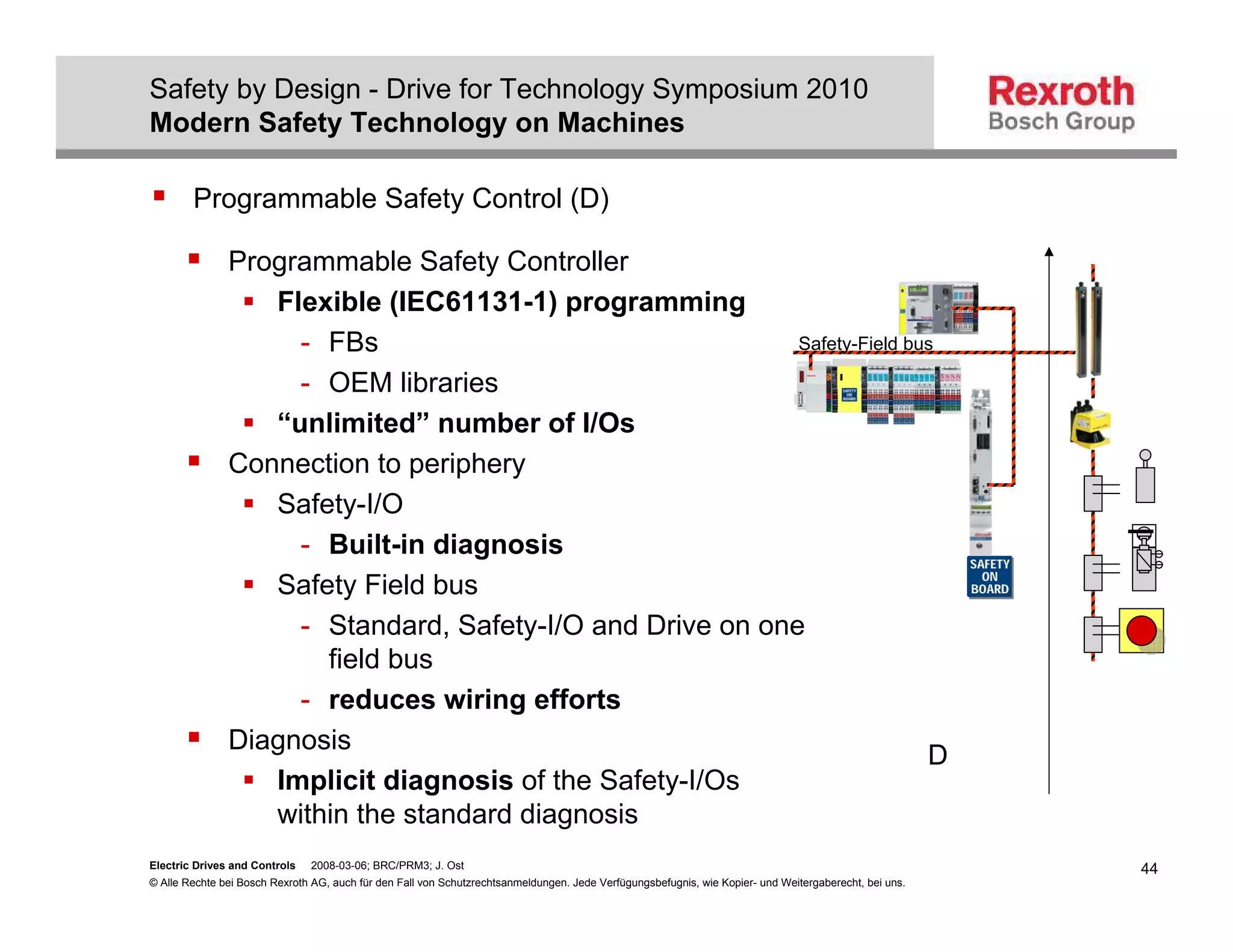 Safety by Design: Soft Safety, Safe PLC and Integrated Drive Technology ...