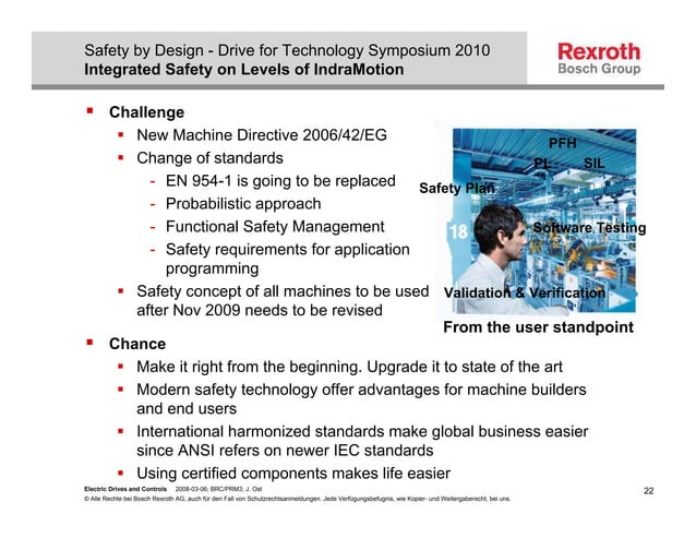 Safety by Design: Soft Safety, Safe PLC and Integrated Drive Technology ...