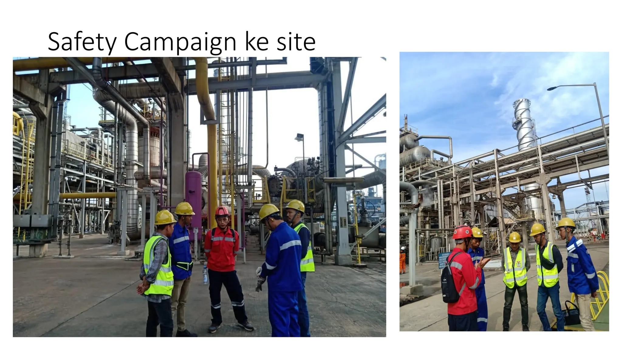 Pelaksanaan rapat safety di site project | PPTX