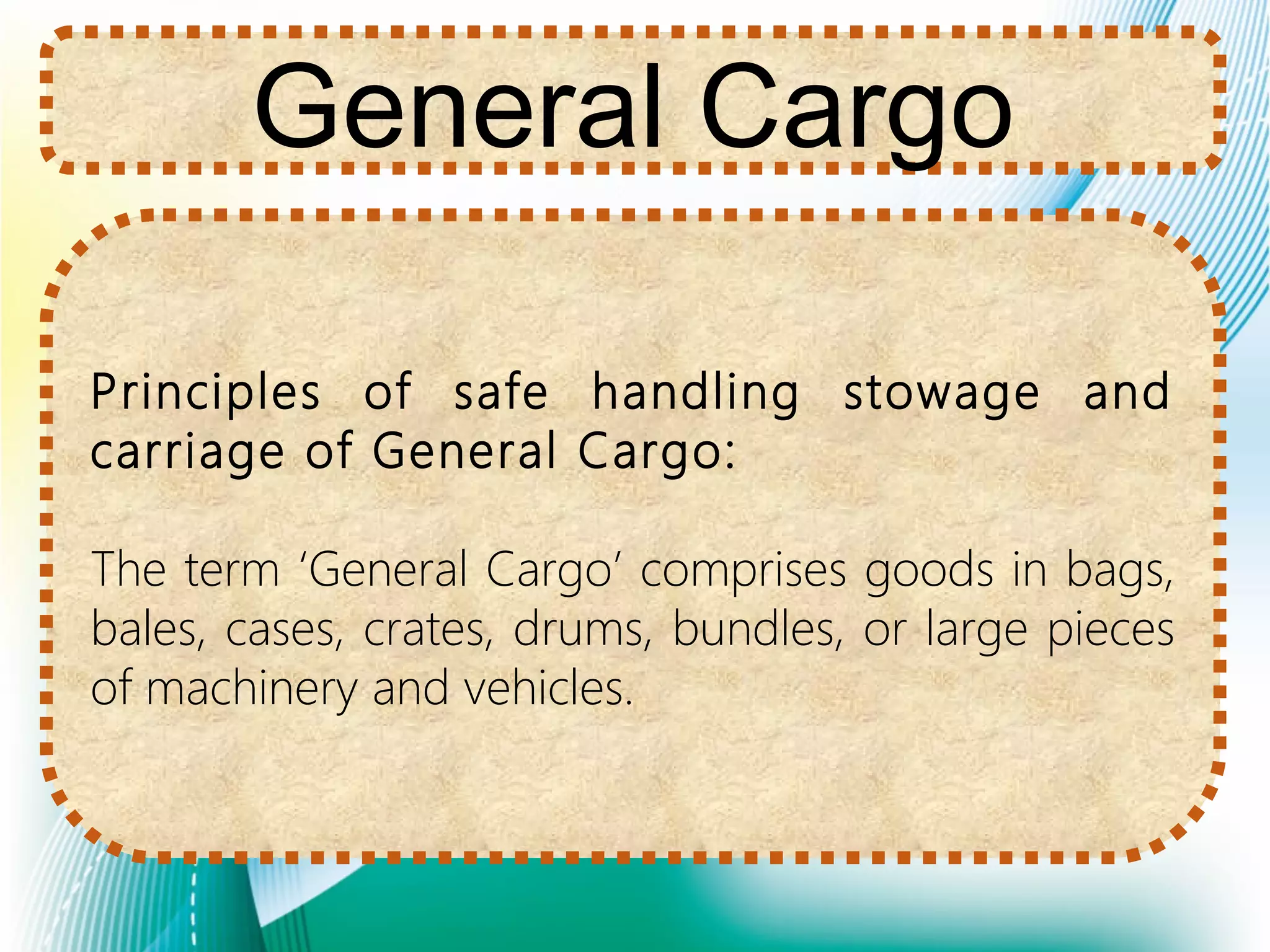 Safety Cargo Handling Equipment | PPT