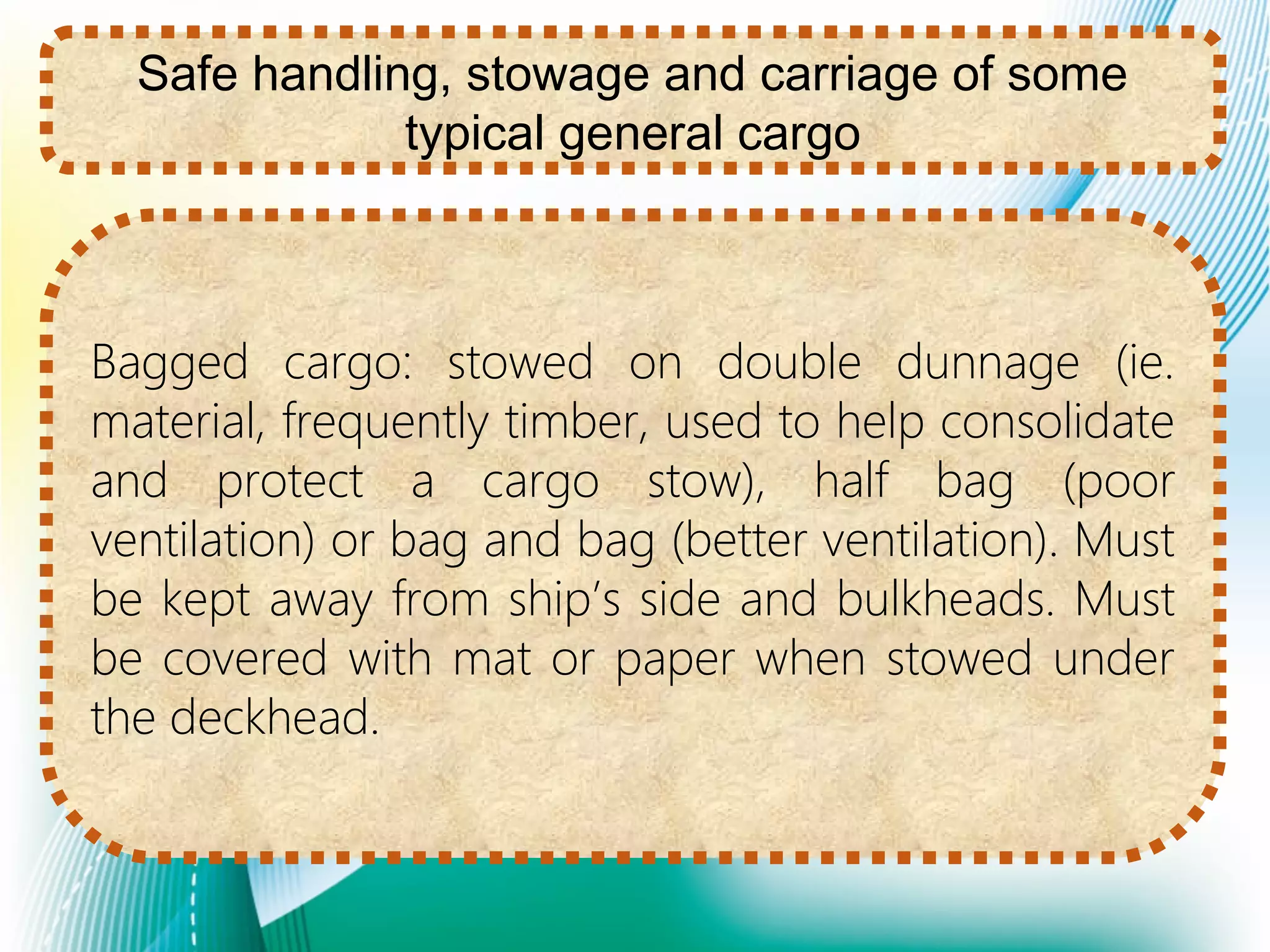 Safety Cargo Handling Equipment | PPT