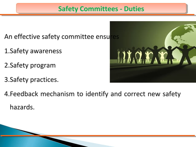 Safety commitee meeting | PPT | Events