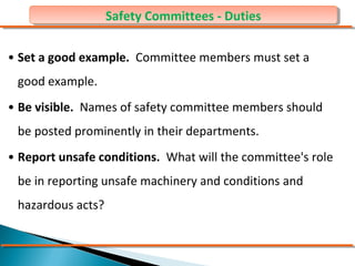 Safety commitee meeting | PPT