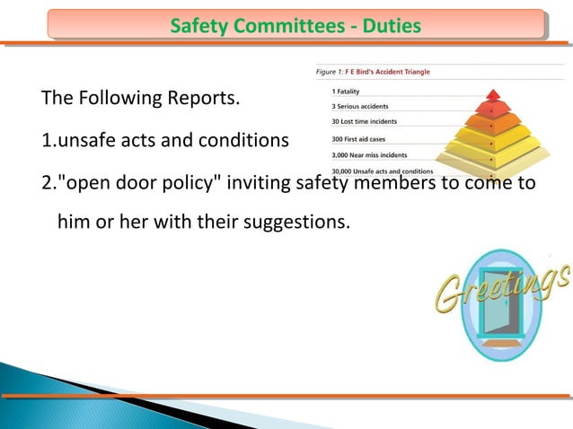 Safety commitee meeting | PPT | Events