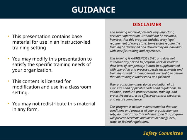 Safety Committee Formation 2024 PowerPoint | PPTX