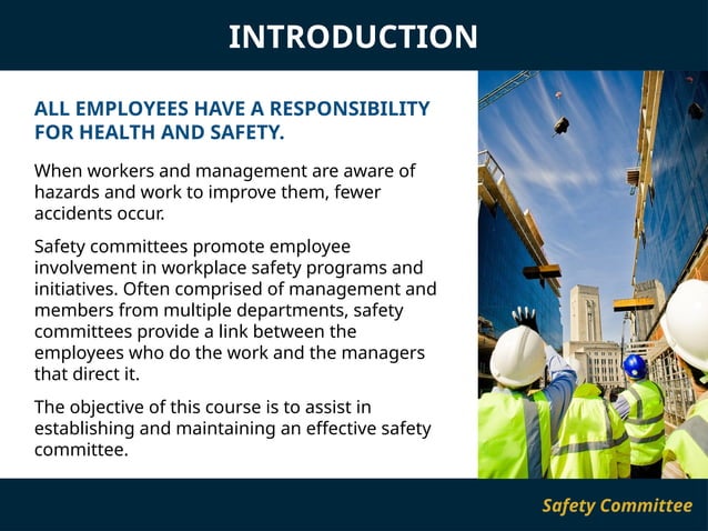 Safety Committee Formation 2024 PowerPoint | PPTX