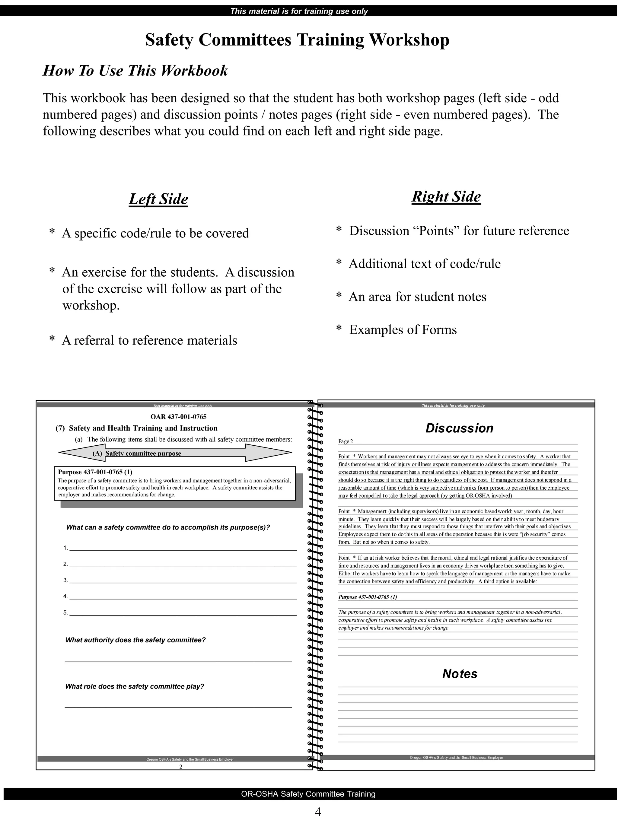 Safety committee training | PPTX