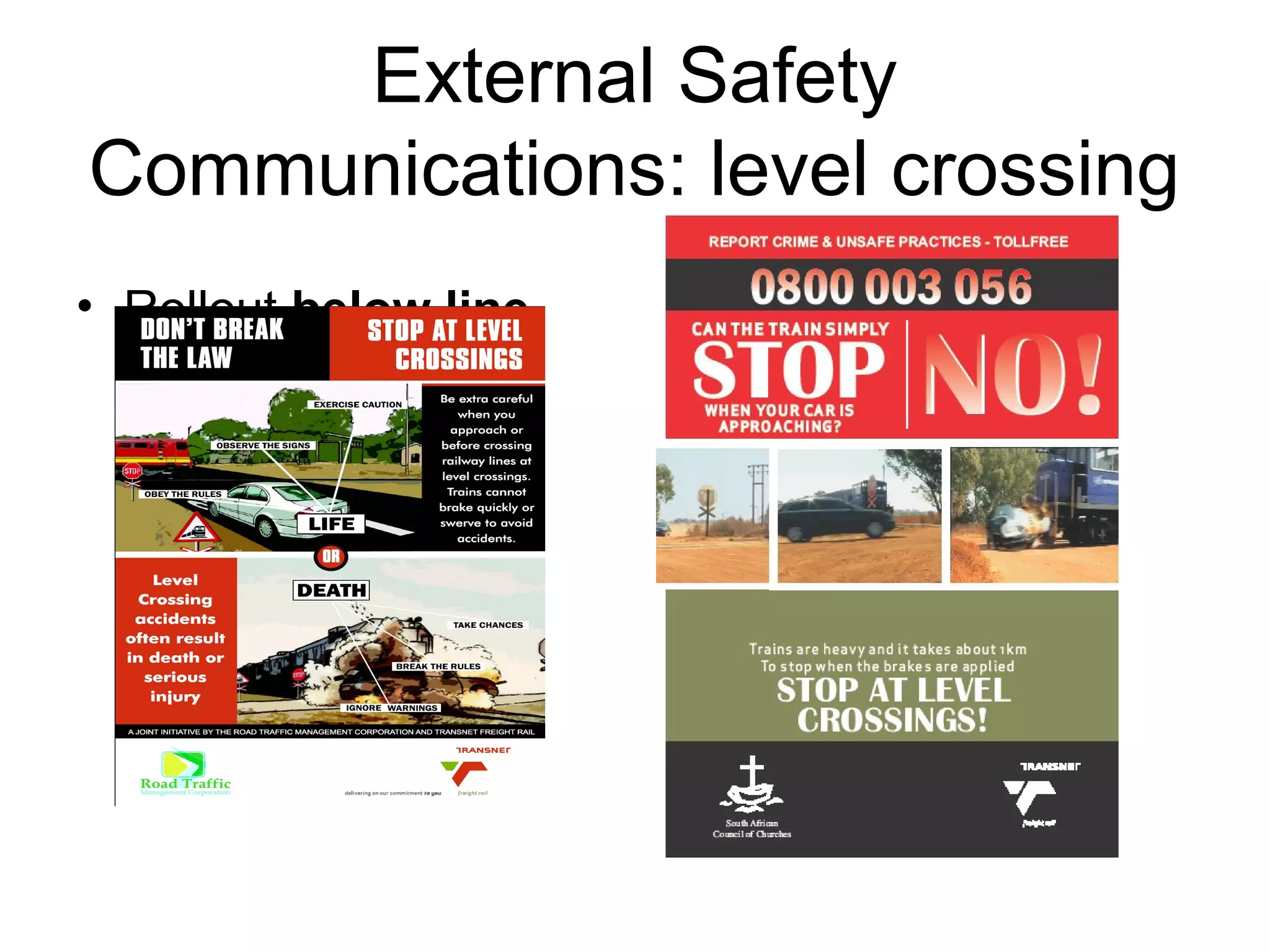 Transnet Freight RAil - Safety communications 2011 | PPT