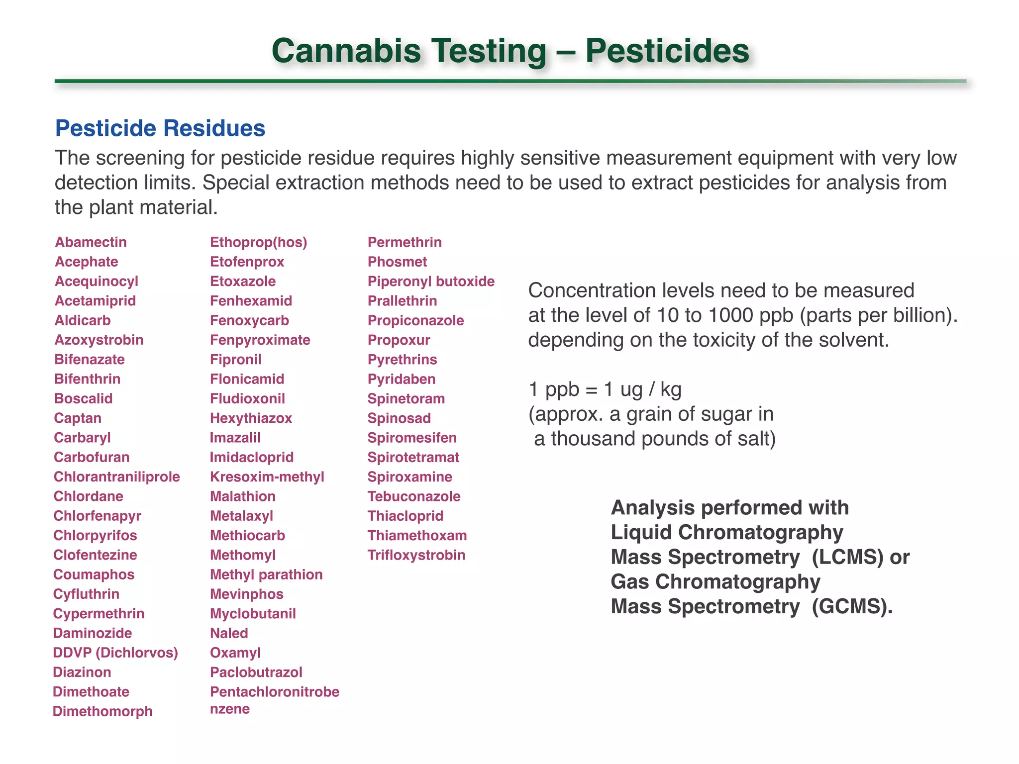 Medical Marijuana Safety Compliance Facilities | PDF | Recalls ...