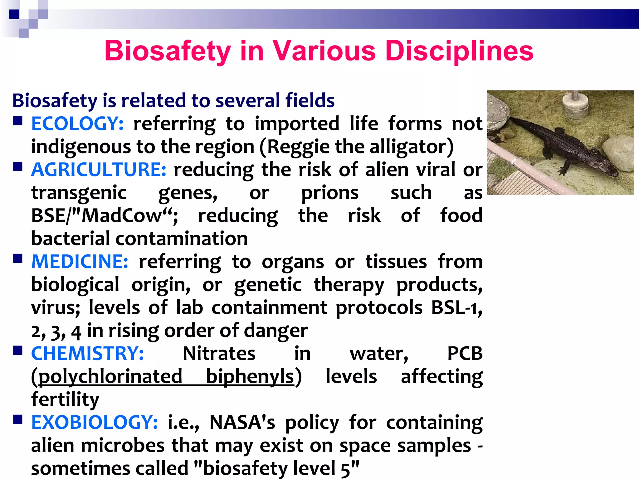 Safety considerations and guidelines veterinary microbiology laboratory ...