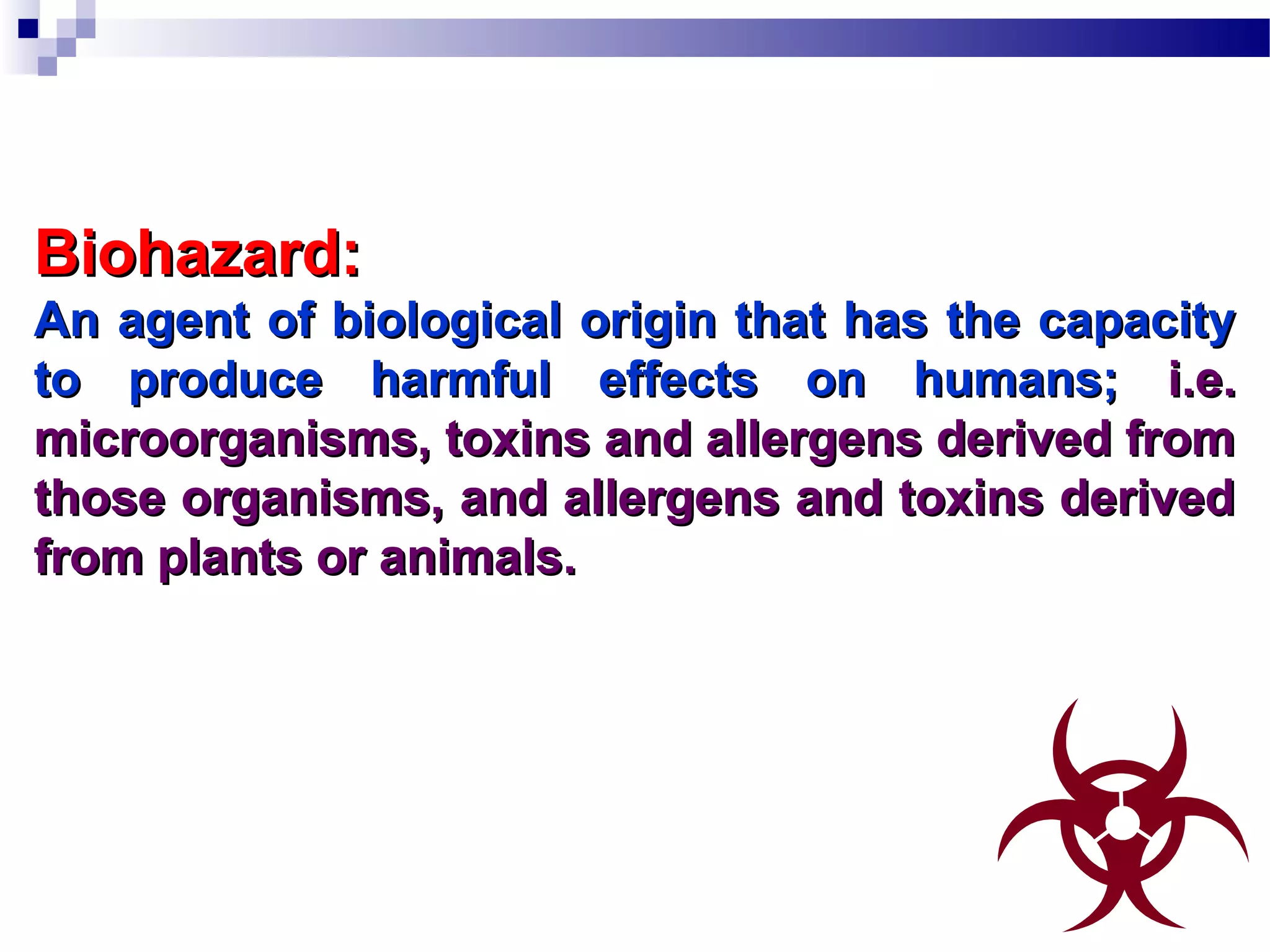 Safety considerations and guidelines veterinary microbiology laboratory ...