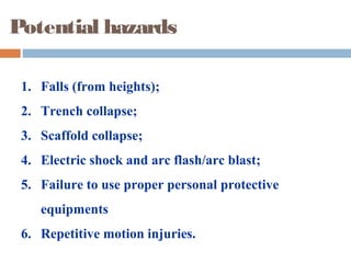 Safety during construction | PPT