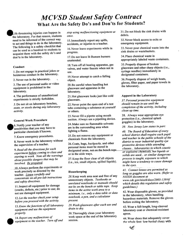 Safety contract | PDF