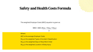 Safety Costs Calculator in power point .pdf