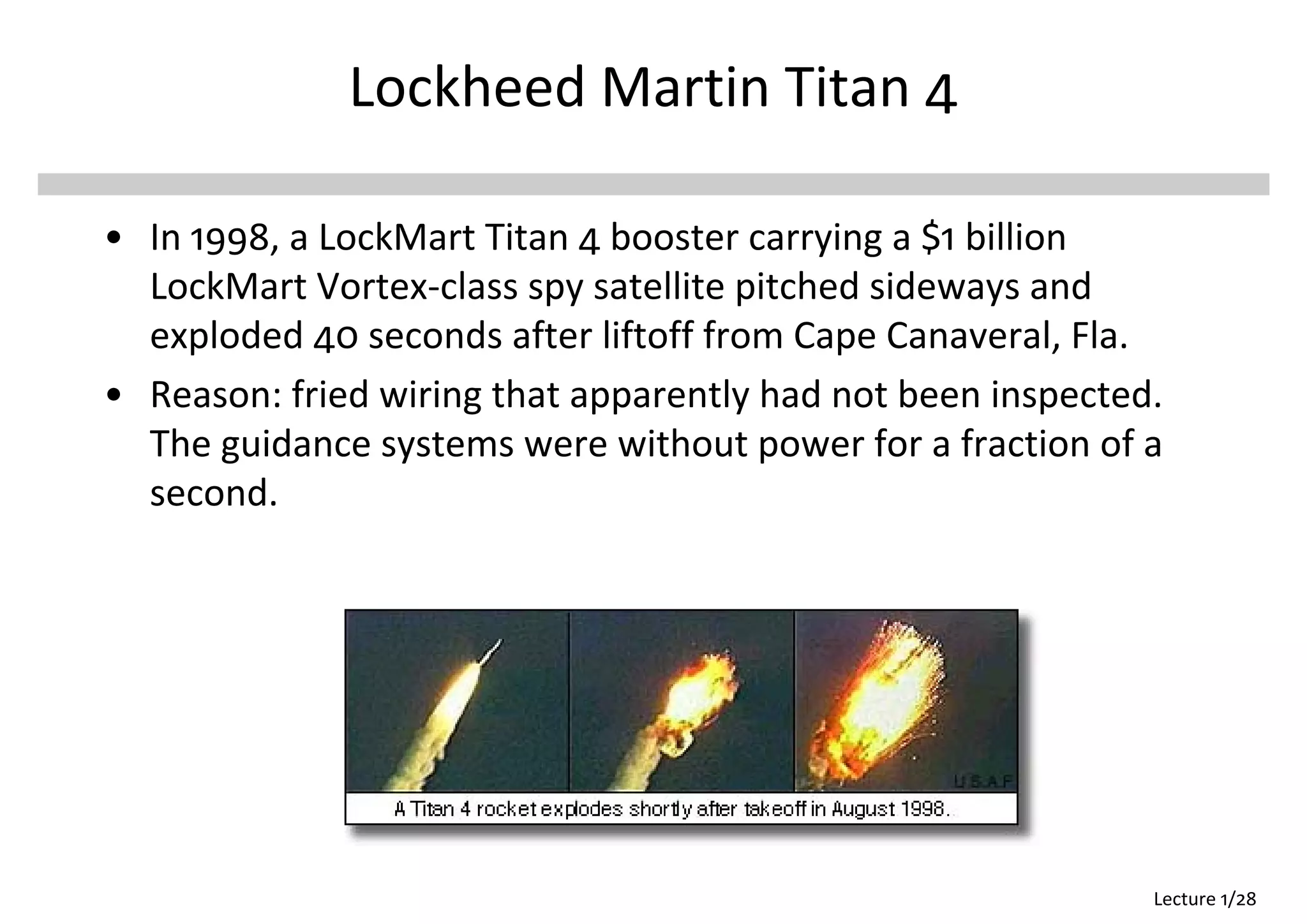 Safety Critical Embedded Systems Course Ppt