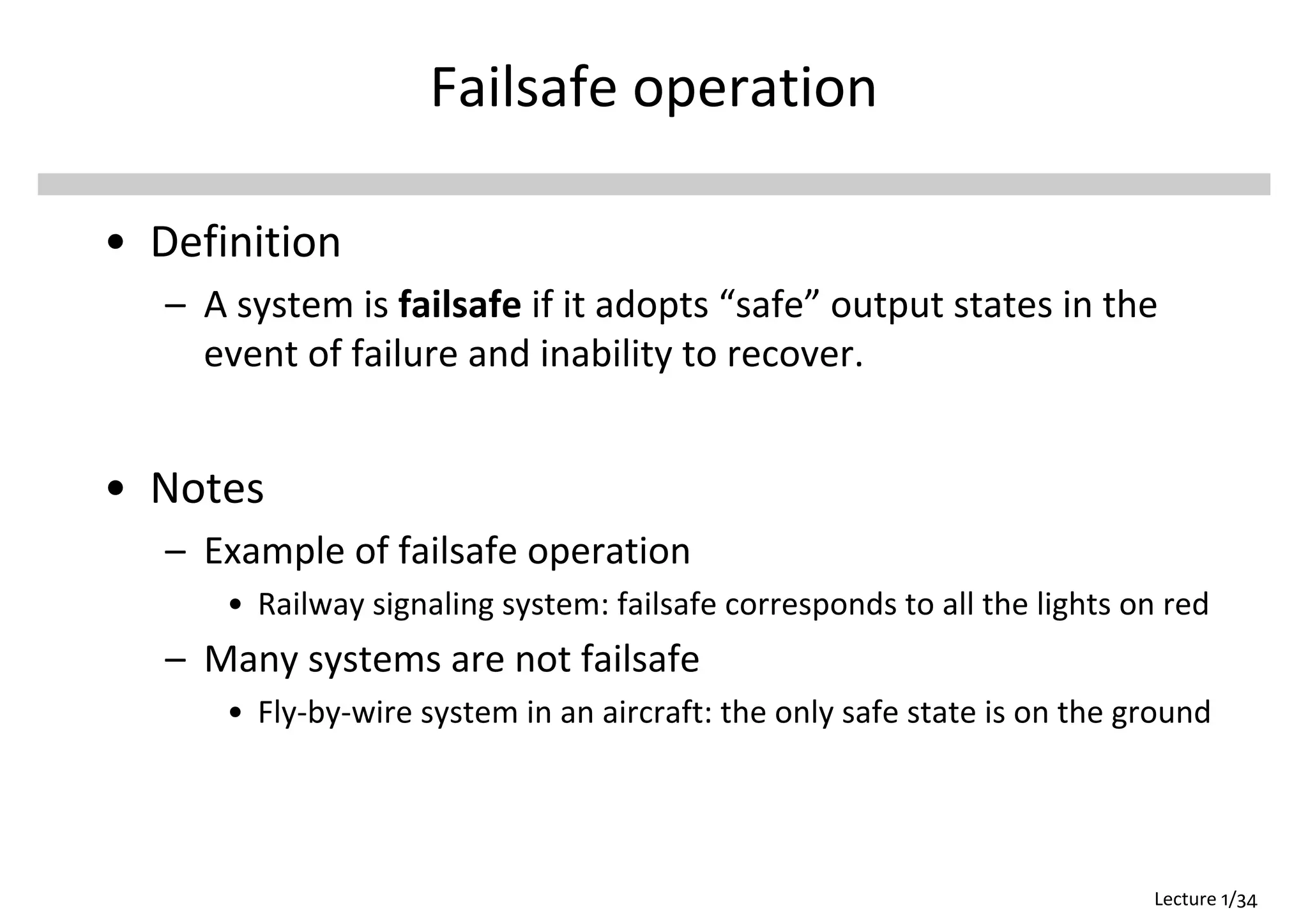 Safety Critical Embedded Systems Course Ppt