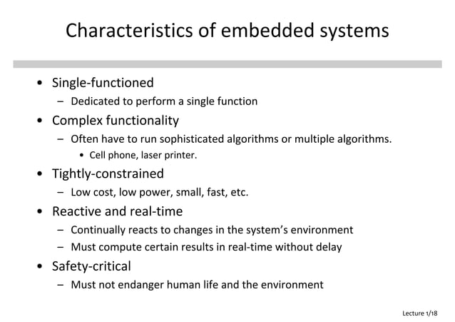 Safety-Critical Embedded Systems Course | PPT