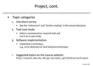 Safety-Critical Embedded Systems Course | PPT