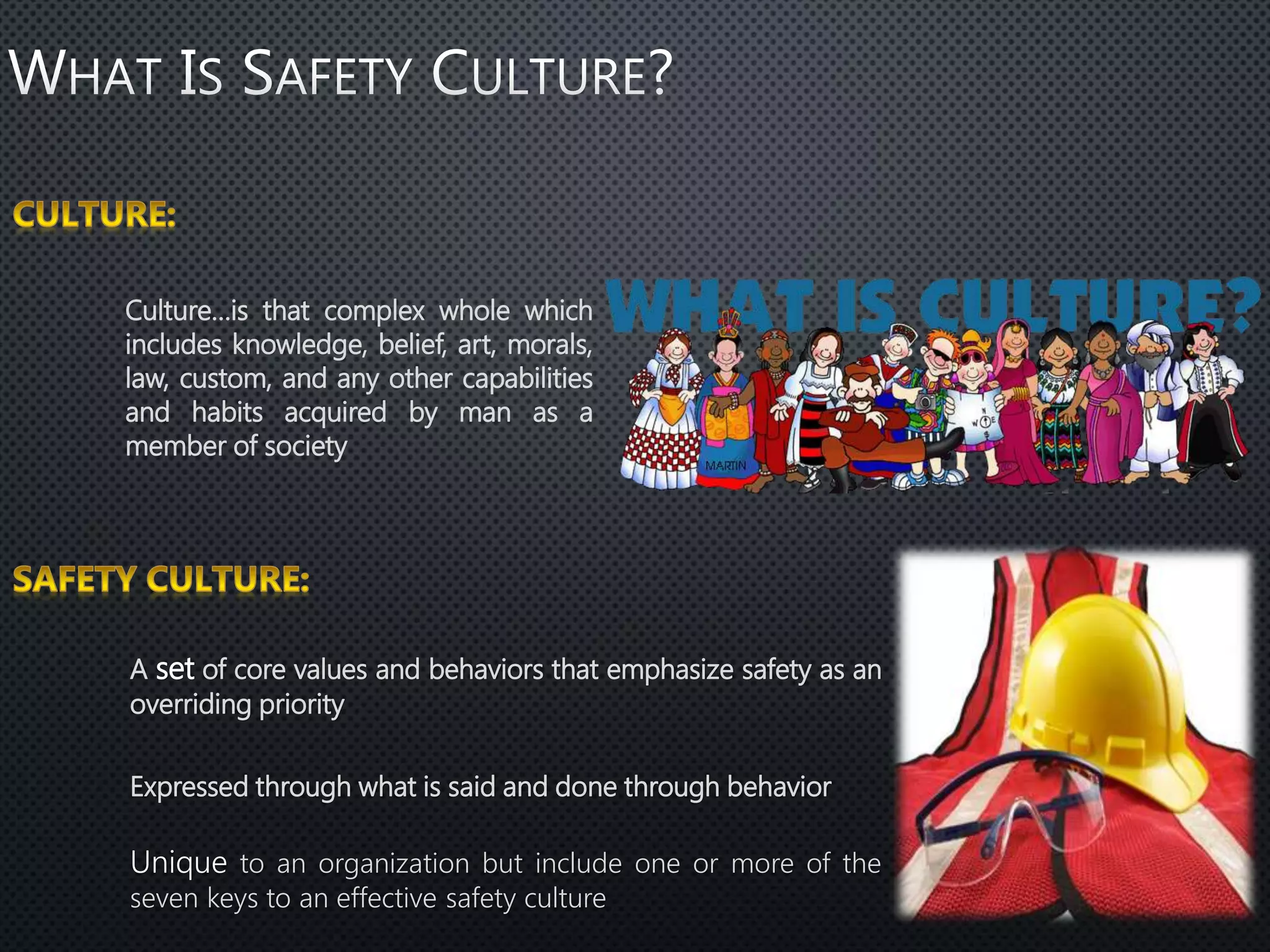 7 Keys for Creating a Safety Culture | PPT