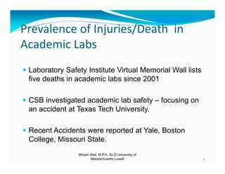 Safety culture and academic laboratory accidents | PDF