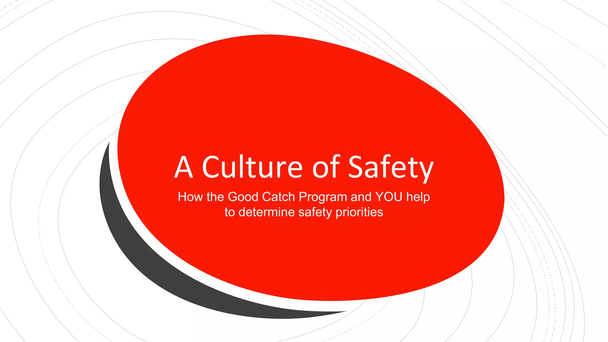 Safety Culture & Good Catch Program | PPTX