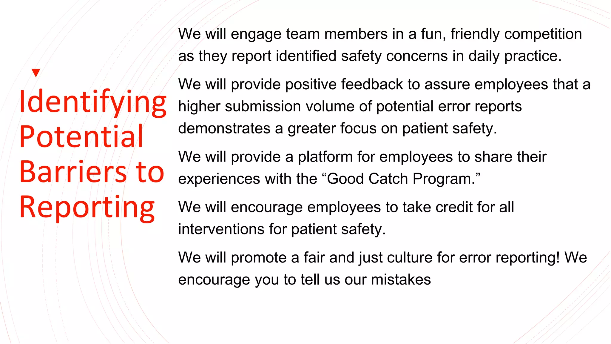 Safety Culture & Good Catch Program | PPTX