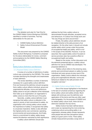 Safety culture definition and enhancement process- CANSO | PDF