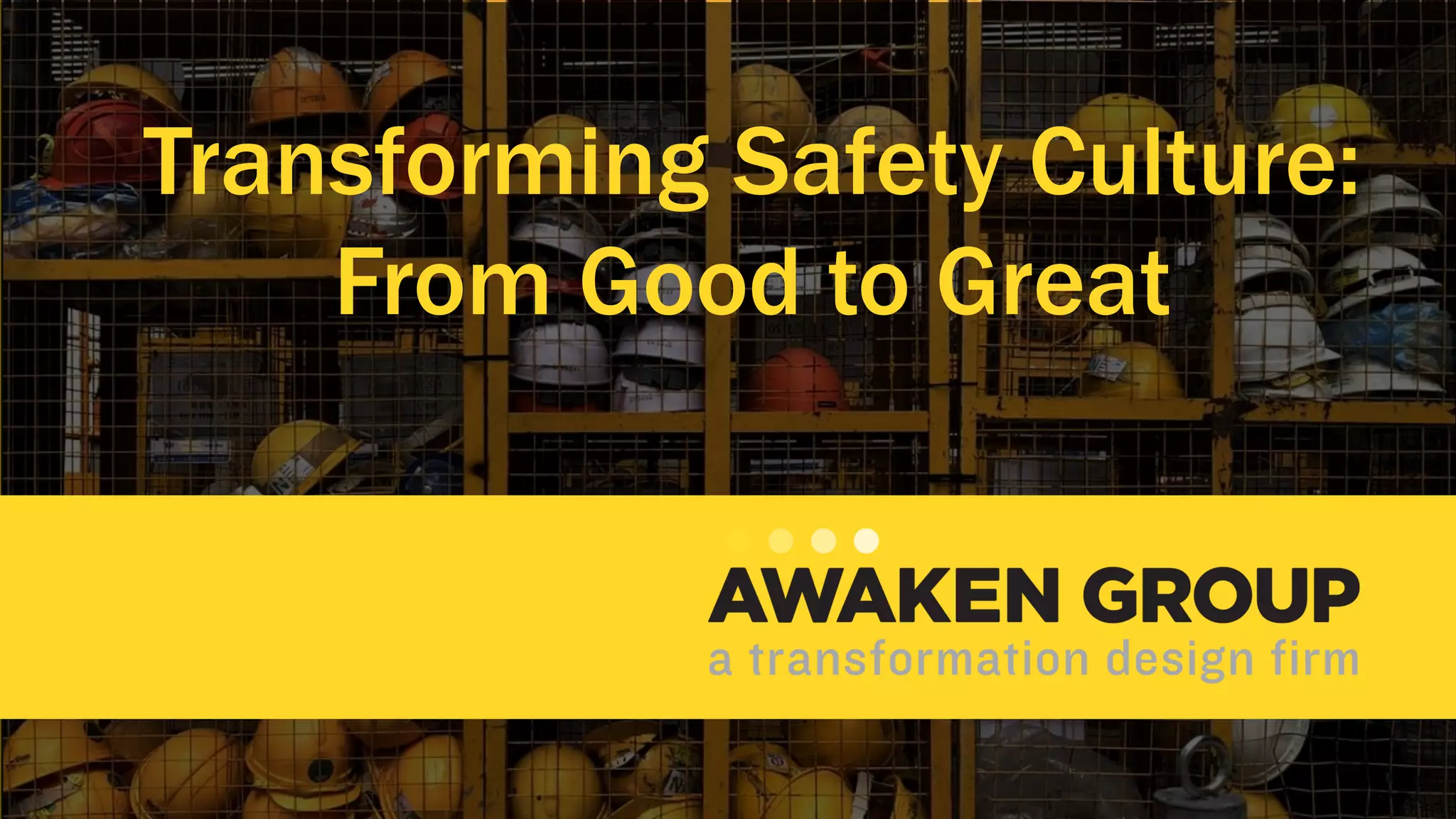 Transforming Safety Culture: From Good to Great | PDF