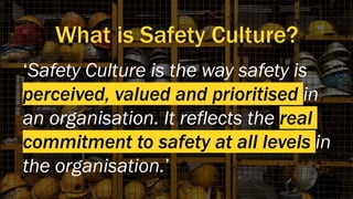 Transforming Safety Culture: From Good to Great | PDF
