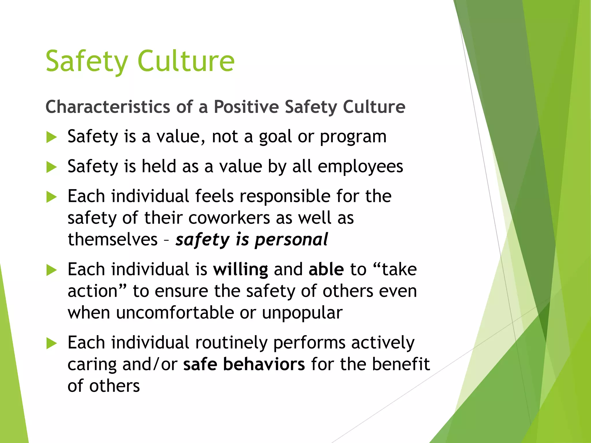 Safety Culture Refresher | PPTX | First Aid | Injuries