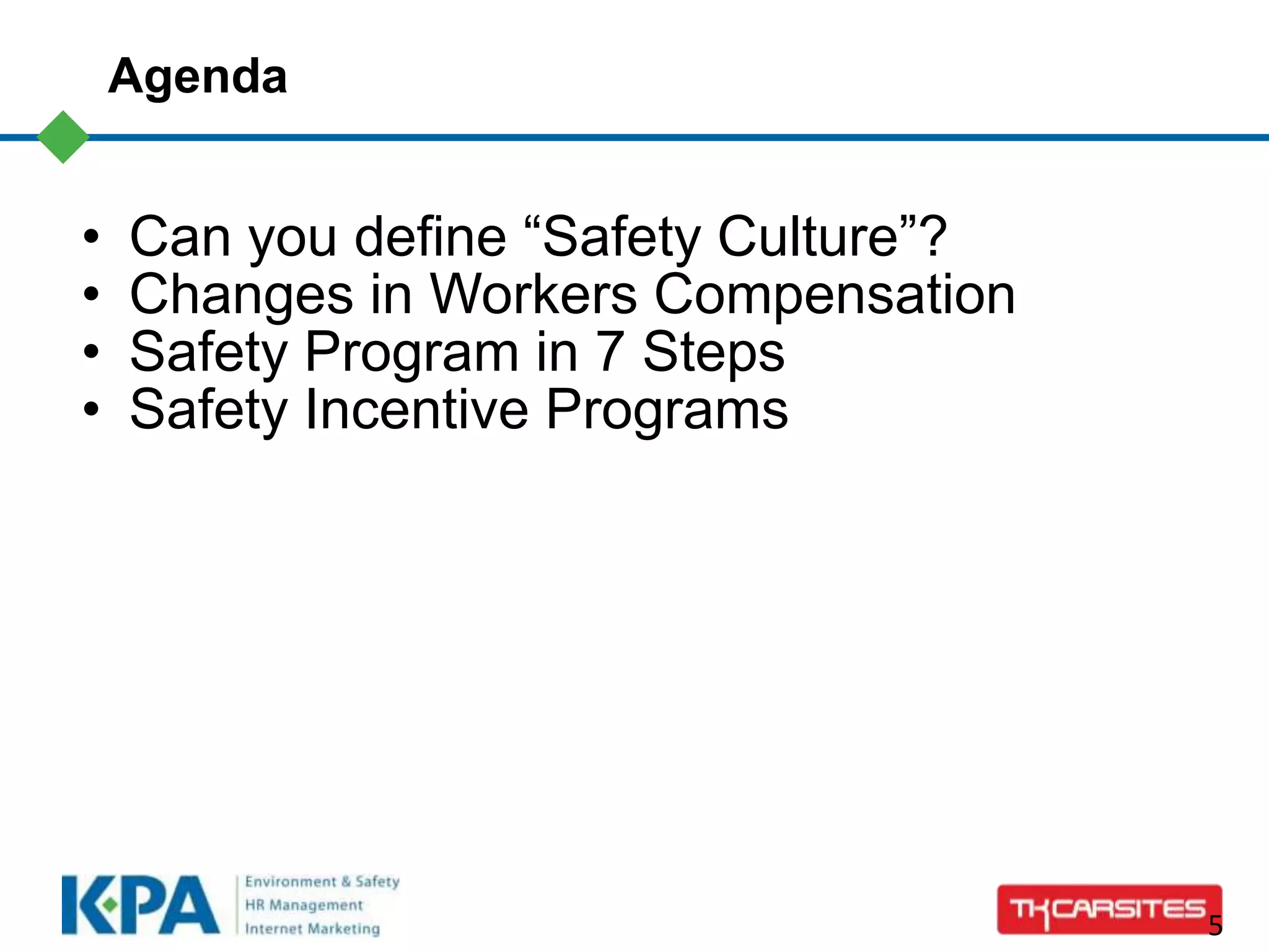 How to Develop a Positive Safety Culture | PPTX