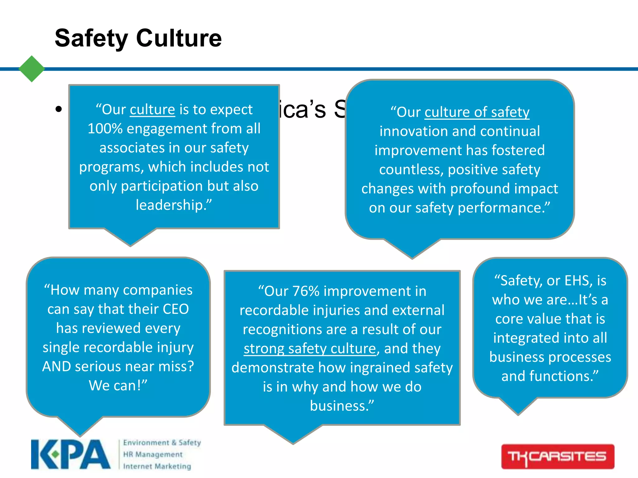 How to Develop a Positive Safety Culture | PPTX