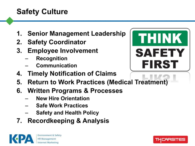 How to Develop a Positive Safety Culture | PPTX | Automotive Industry ...