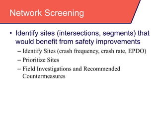 Applying Safety Data and Analysis to Performance-based Transportation ...