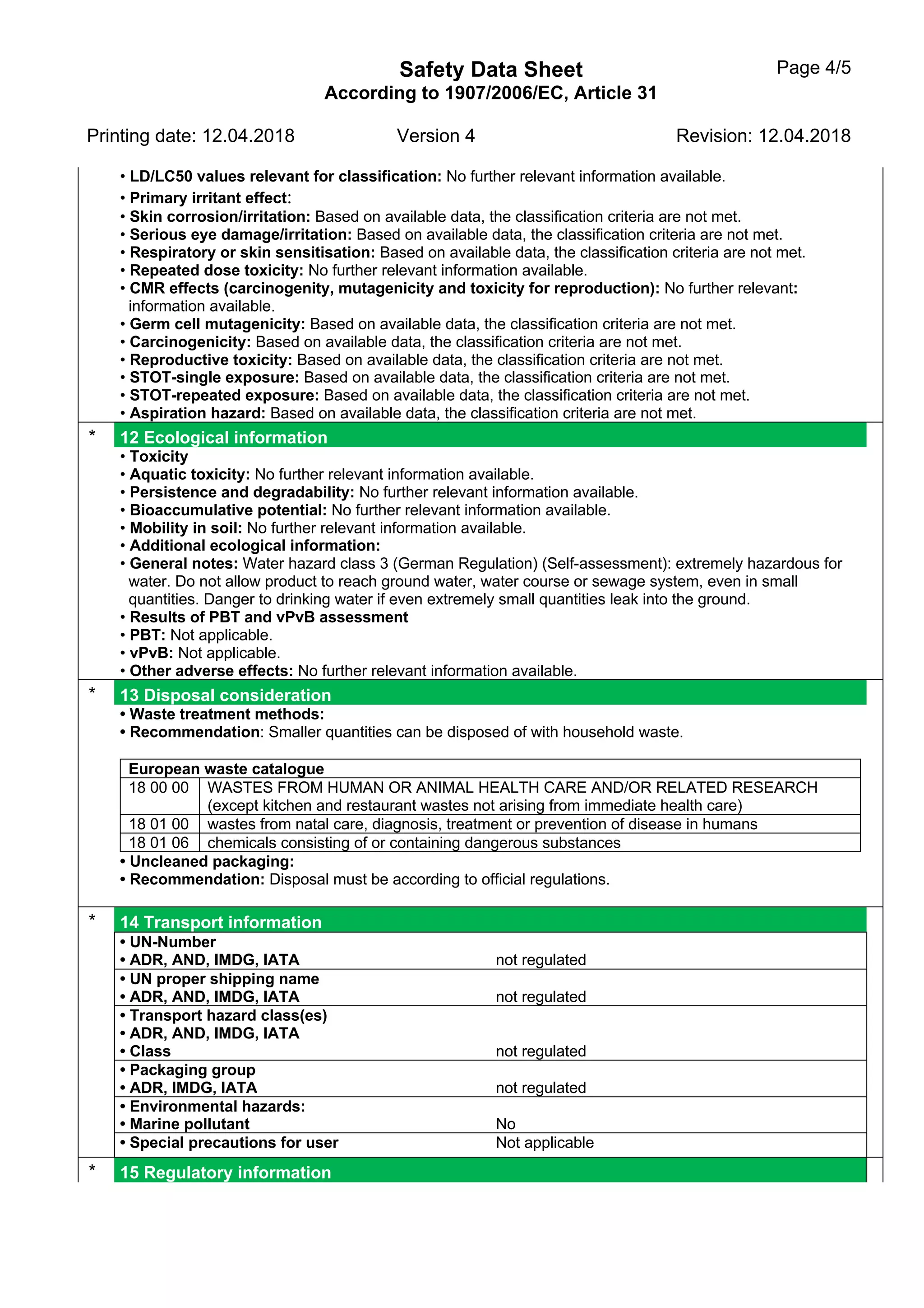 Safety Data Sheet Proceed Powder Ceramics - GC India Dentals | PDF