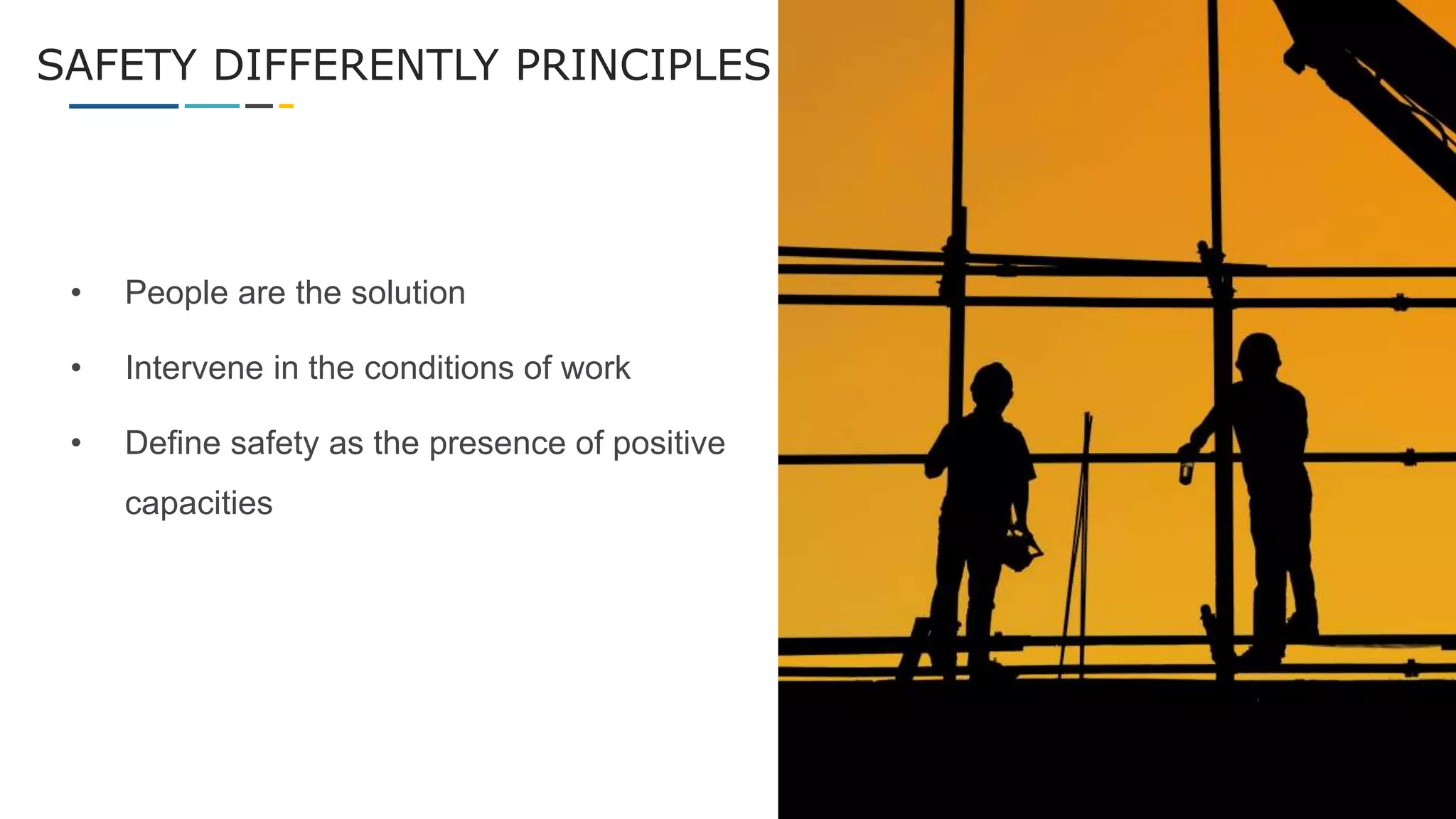 What are the Key Principles of Safety Differently? | PPTX