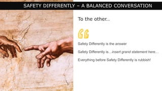 What are the Key Principles of Safety Differently? | PPTX