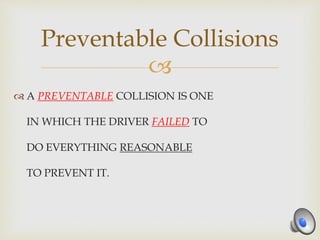 Safety driving presentation | PPSX