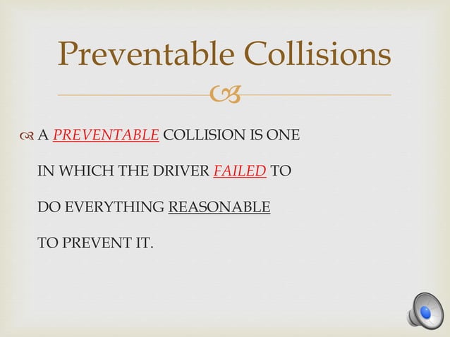 Safety driving presentation | PPSX