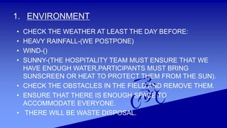 Safety during a sport event | PPTX