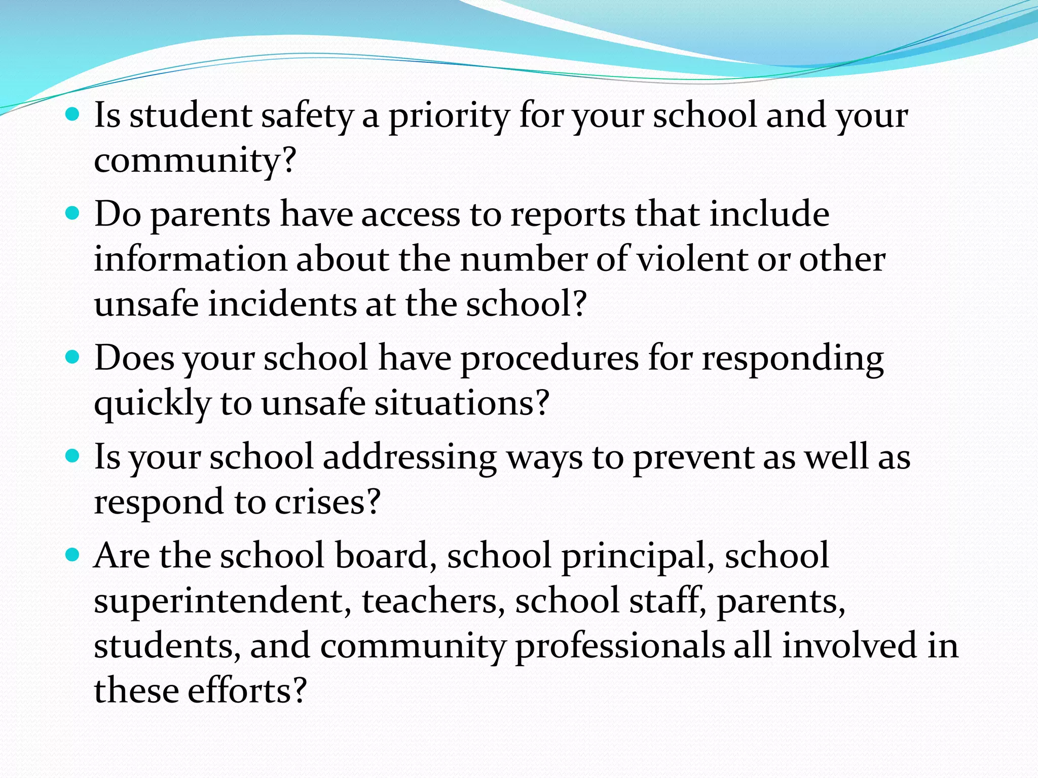 Safety education | PDF