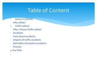 Safety education presentation (eng version) | PPT